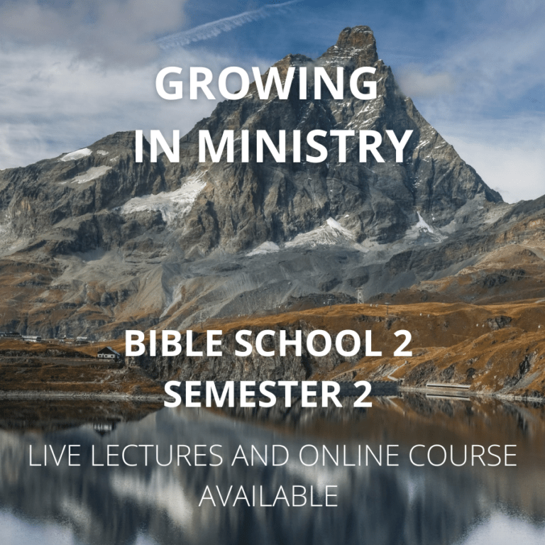 Bible School 2 Semester 2 + – Shofar Courses